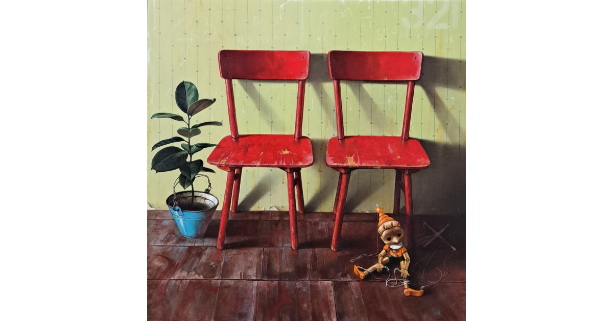 Two Red Chairs and Pinocchio » Oeno Gallery